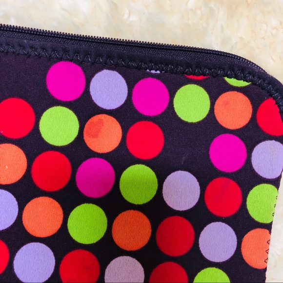 Byo | Accessories | Byo Neoprene Rainbow Polka Dot Laptop Zipper Case ...